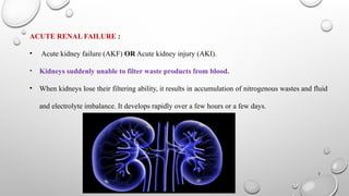 Pathophysiology of Acute Renal Failure PPT | PPT