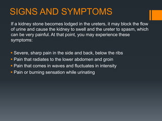 RENAL SYSTEM DISEASES and treatment involved | PPTX