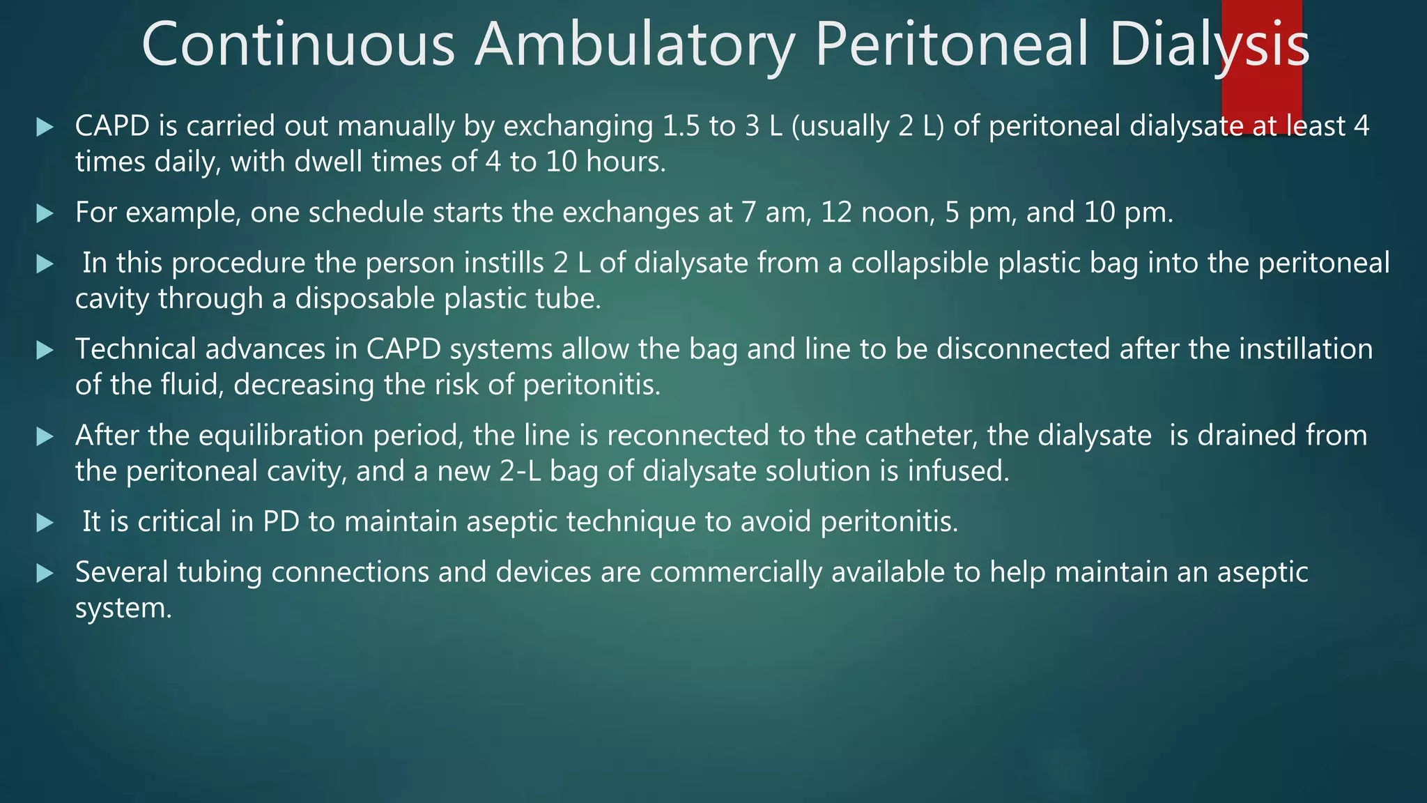 Renal system management | PPTX