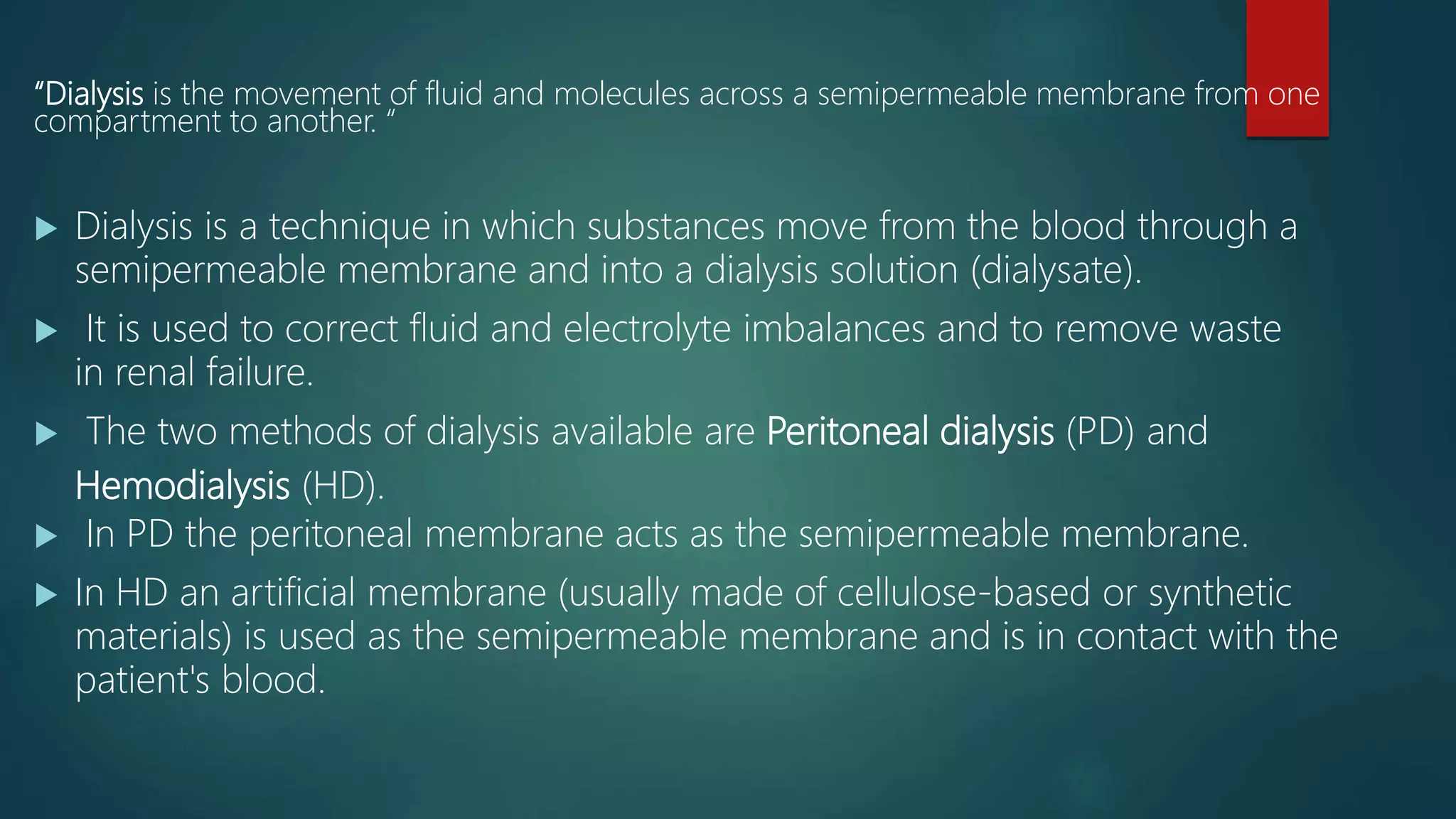 Renal system management | PPT