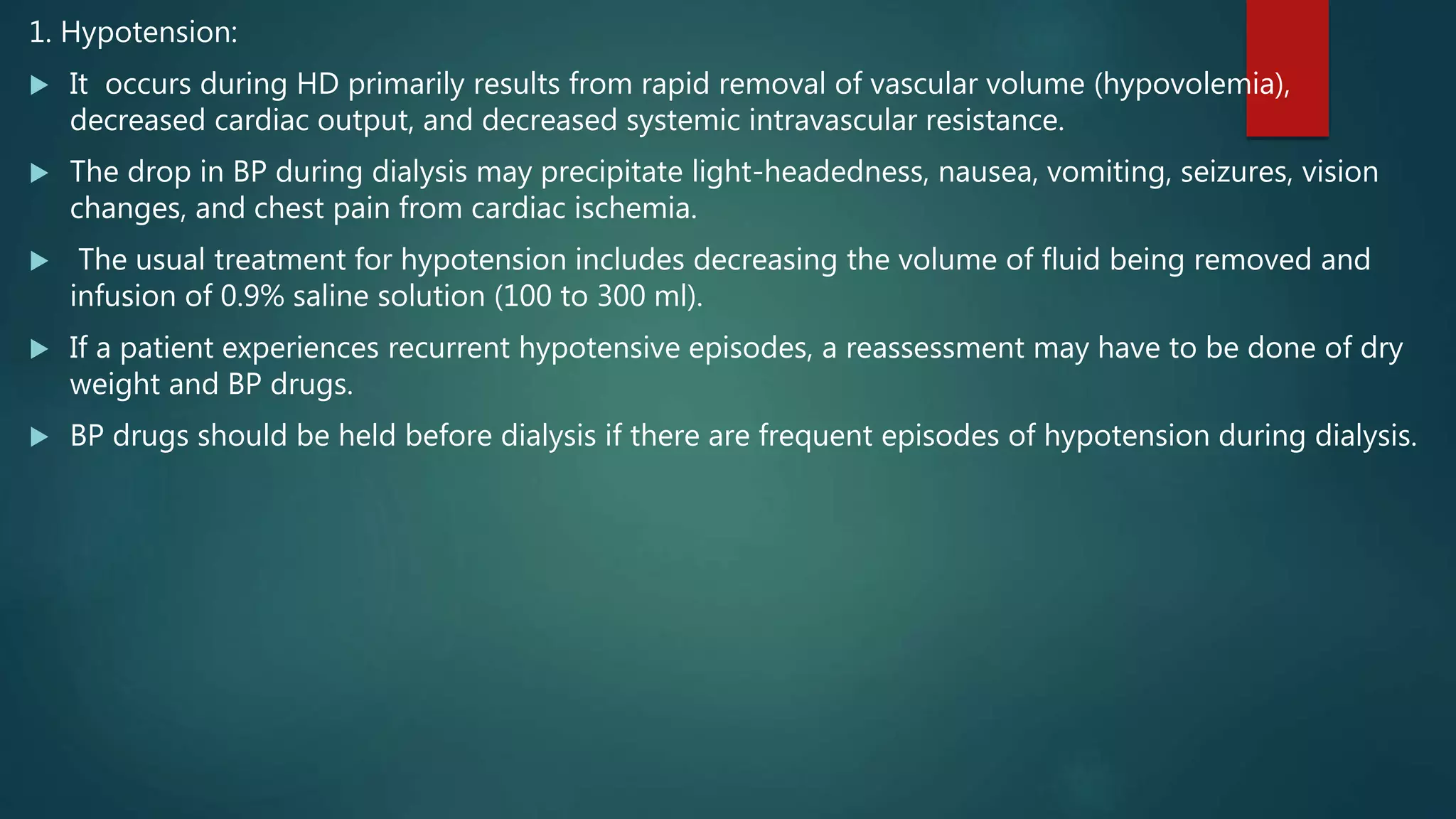 Renal system management | PPTX
