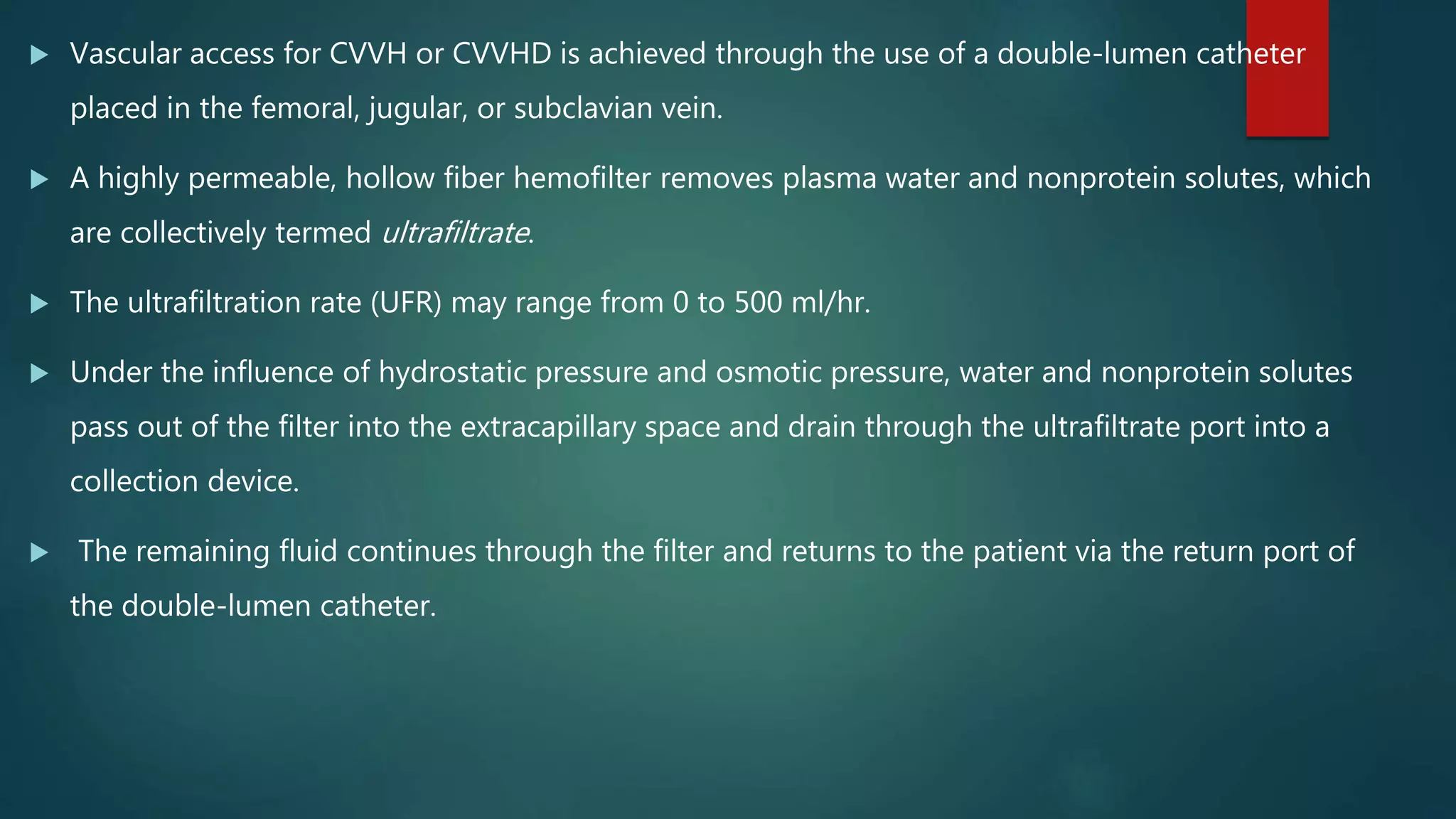 Renal system management | PPTX