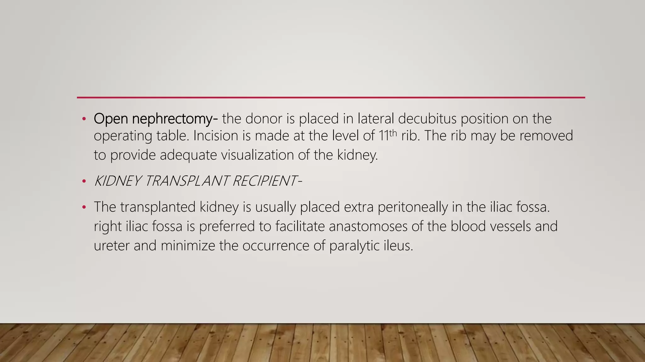 Renal transplant | PPTX