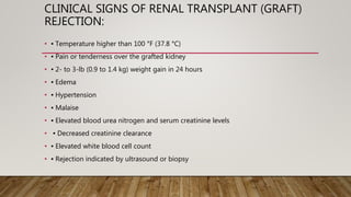 Renal transplant | PPTX