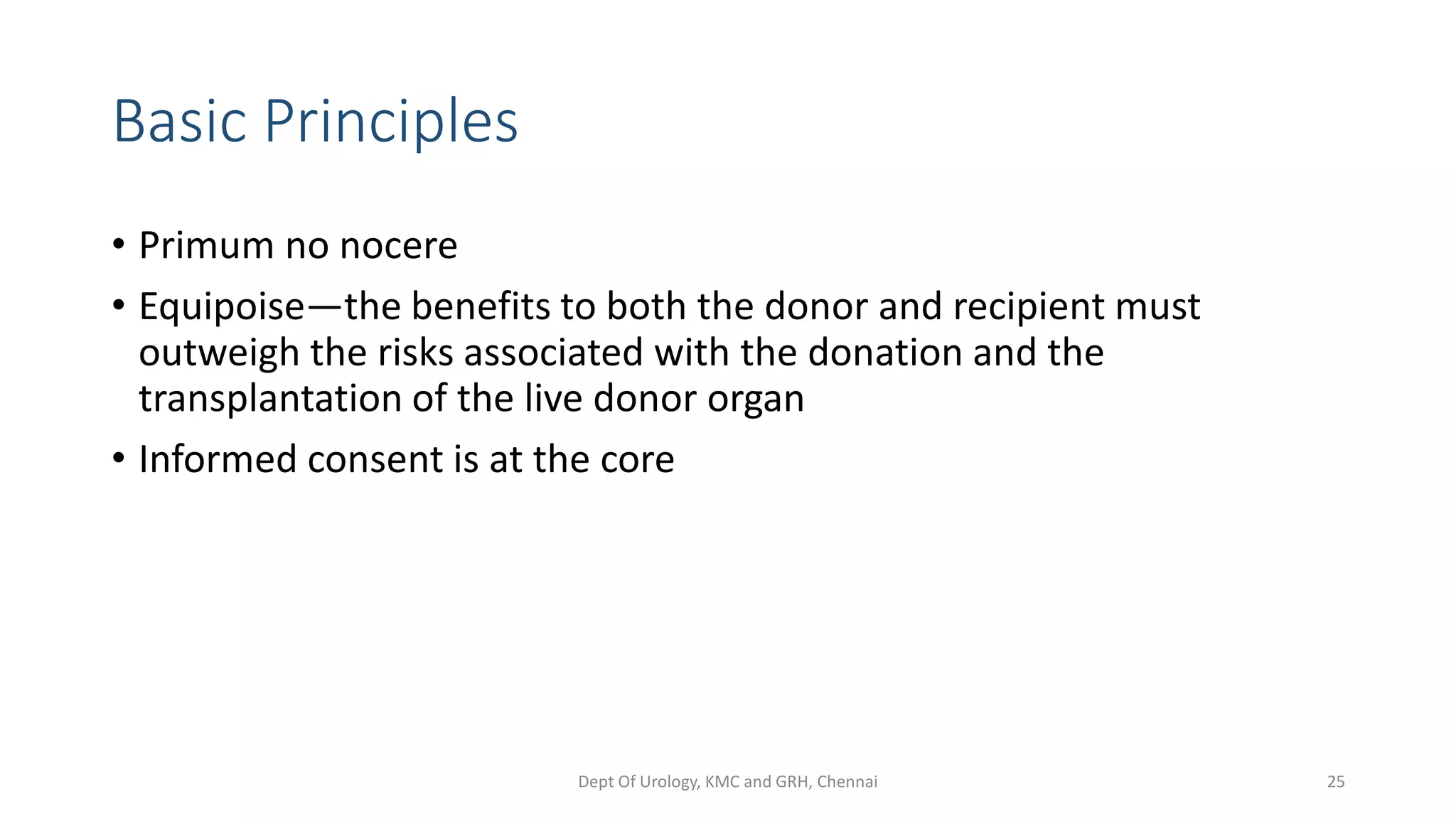 Renal transplant donor- selection | PDF