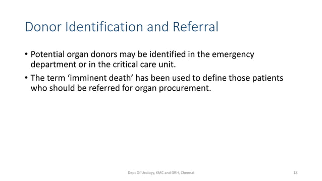 Renal transplant donor- selection | PDF | Lung and Respiratory Health ...