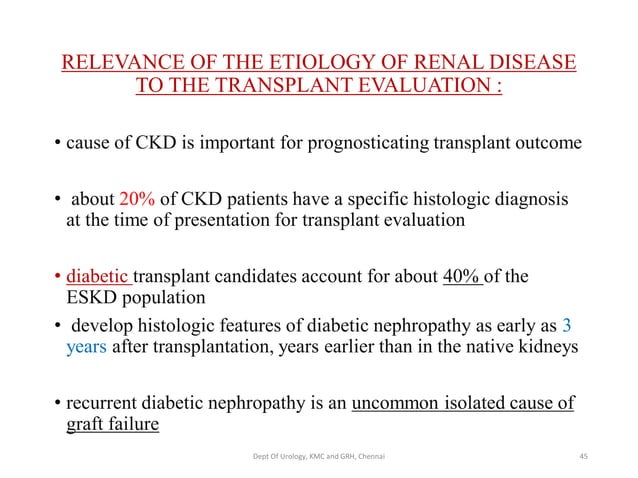 Renal transplant recipient- selection | PDF