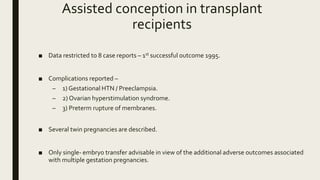 Renal transplantation in pregnancy | PPTX