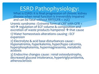 Renal transplant: anaesthetic implications & considerations | PPTX