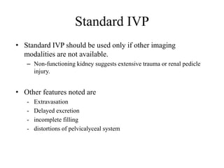 Renal trauma | PPTX