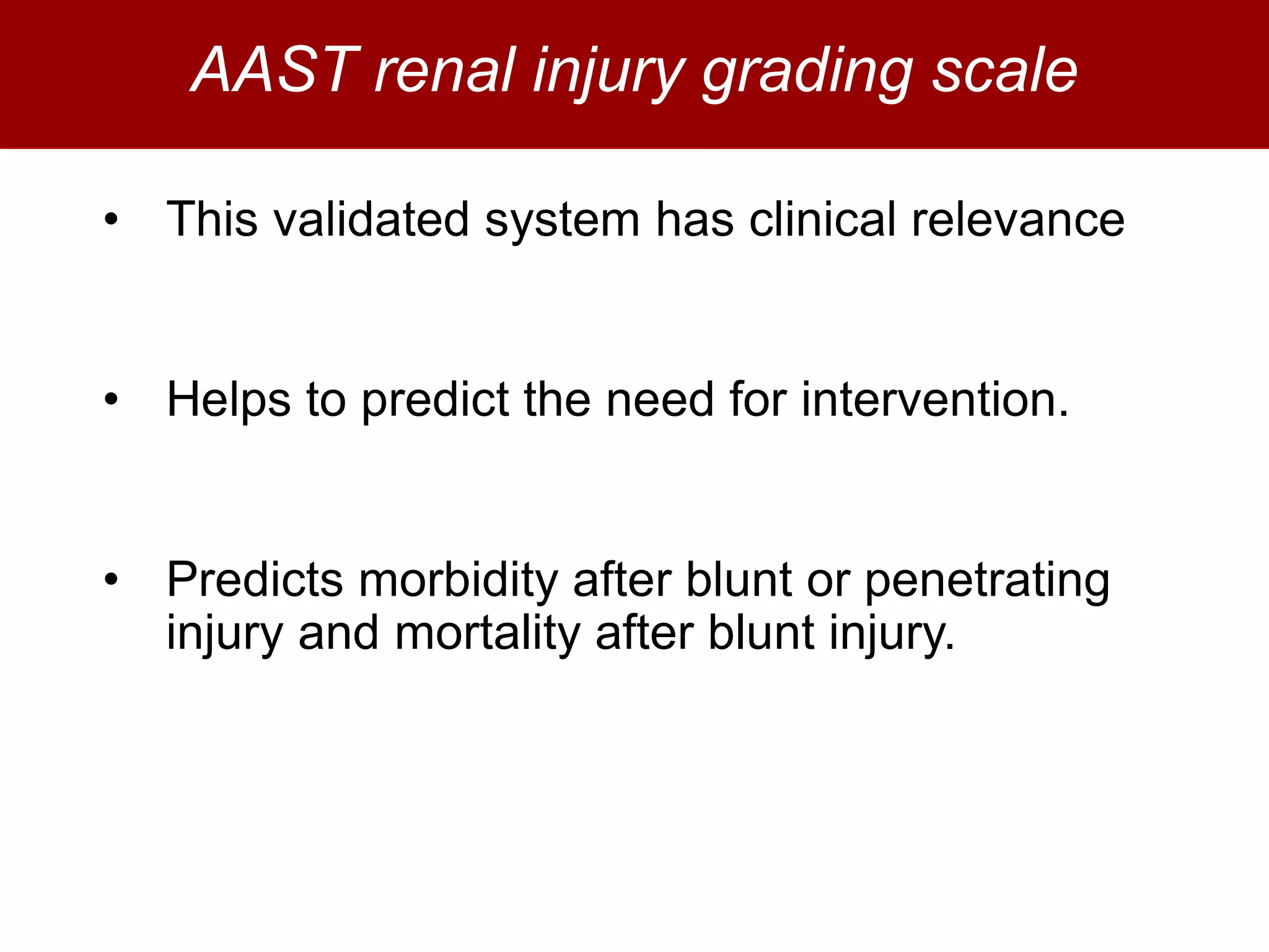 Renal Trauma | PPTX