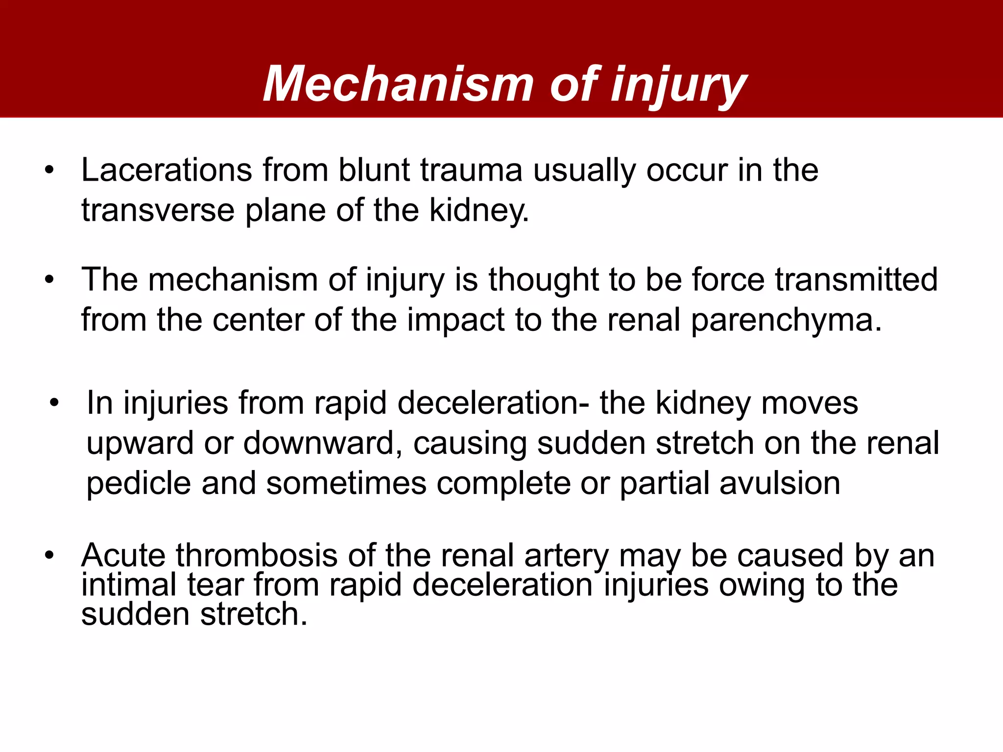 Renal Trauma | PPTX
