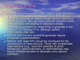 Renal Tubular Acidosis | PPT