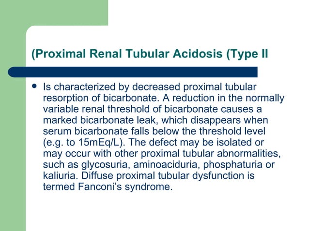 pediatrics.Renal tubular acidosis.(dr.adnan hamawandi) | PPT | Blood ...