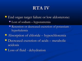 Renal tubular acidosis | PPT