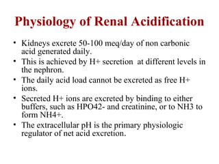 Renal tubular acidosis | PPT