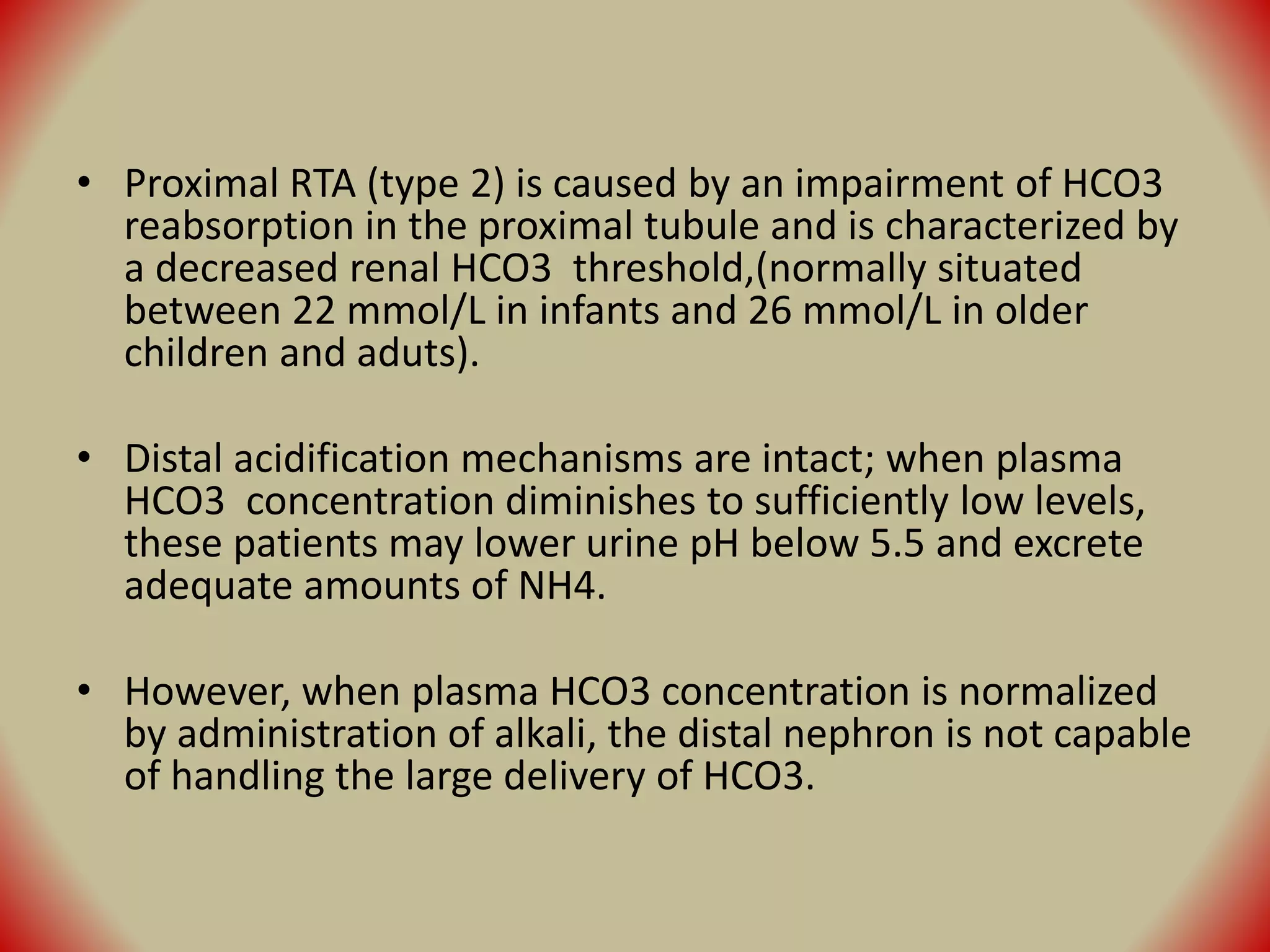 Renal tubular acidosis | PPTX
