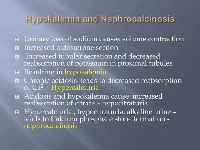 Renal tubular acidosis | PPTX | Endocrine and Metabolic Diseases ...