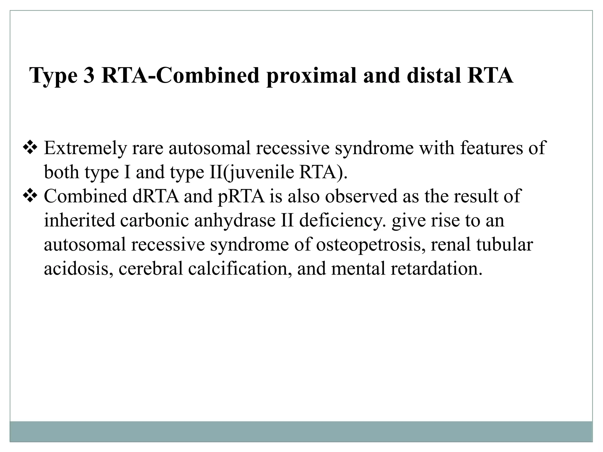 Renal tubular acidosis | PDF