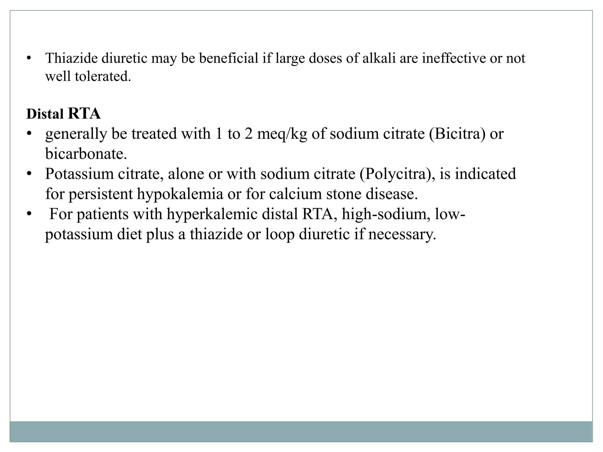 Renal tubular acidosis | PDF