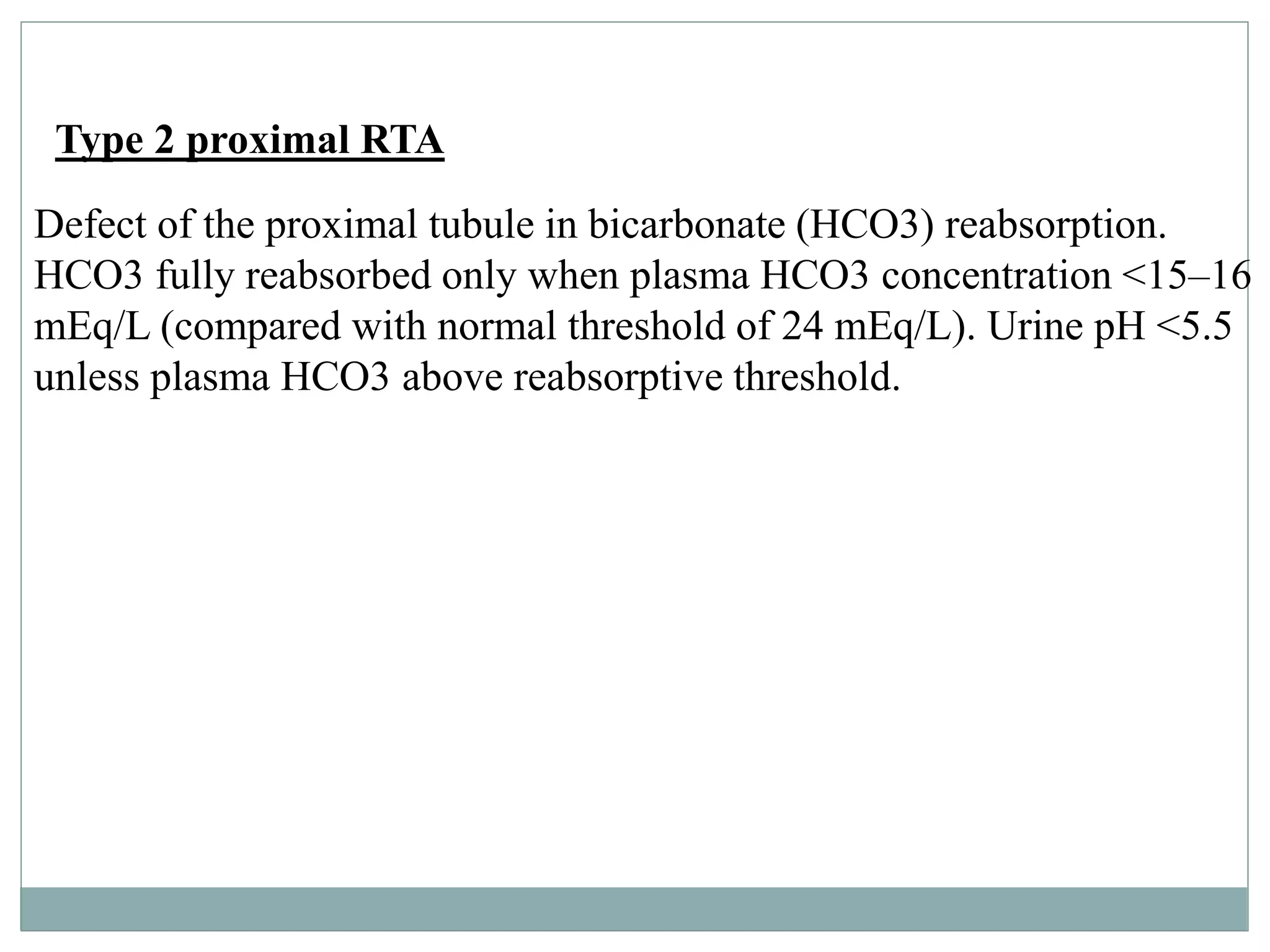 Renal tubular acidosis | PDF