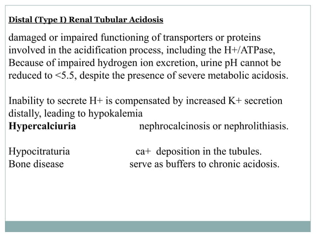 Renal tubular acidosis | PDF | Medical Health
