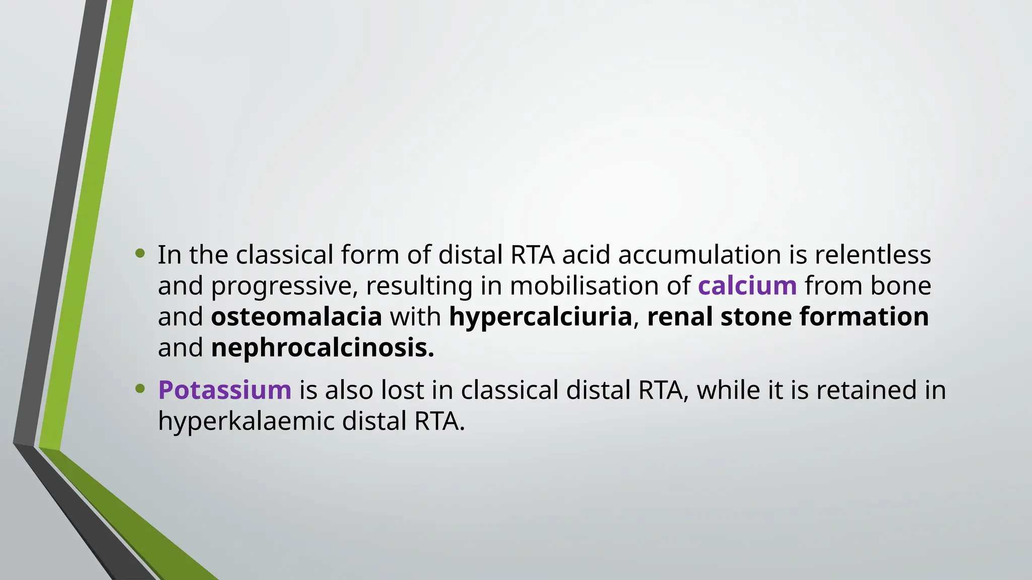 renal tubular acidosis (Medicine Nephrology) | PPTX