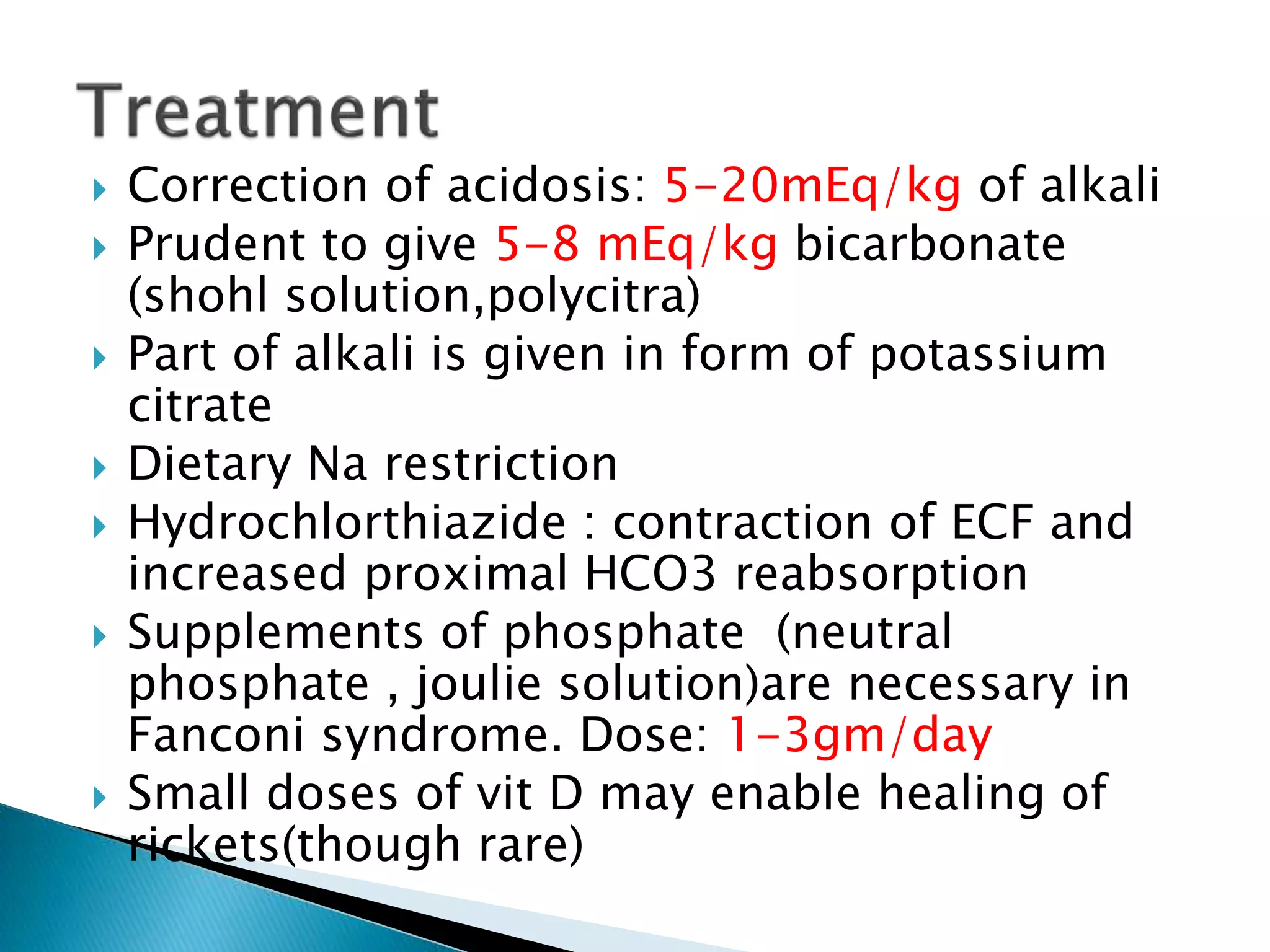 Renal tubular acidosis | PPTX