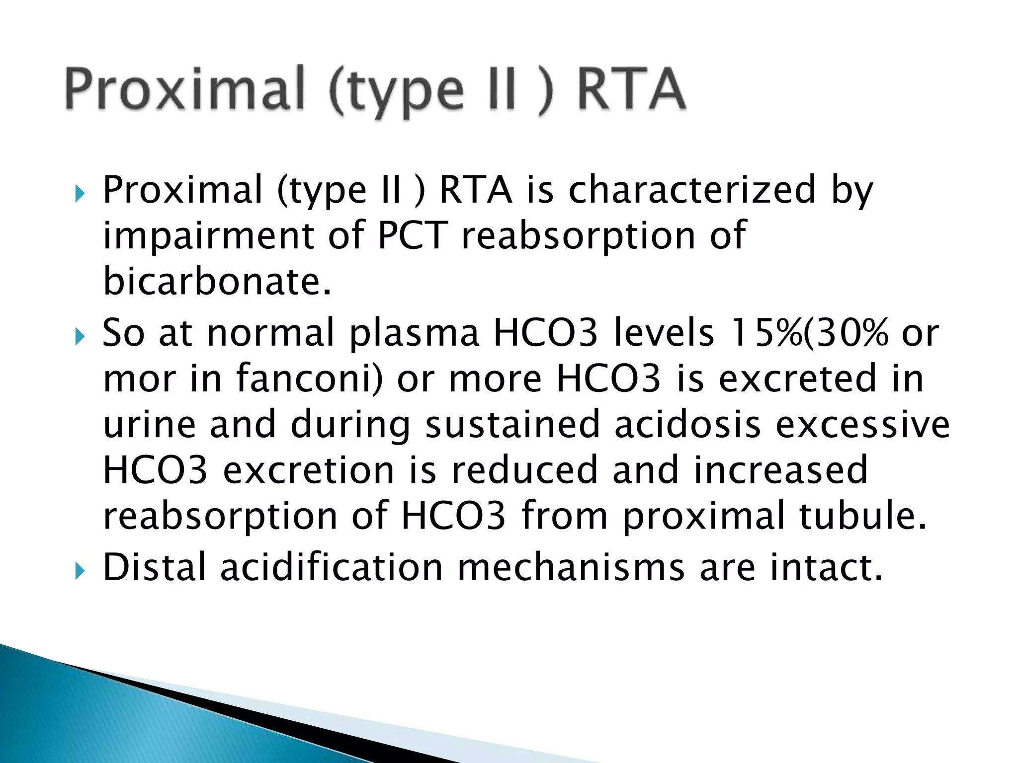 Renal tubular acidosis | PPTX