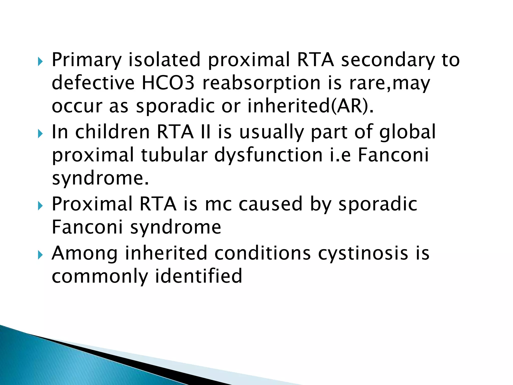Renal tubular acidosis | PPTX