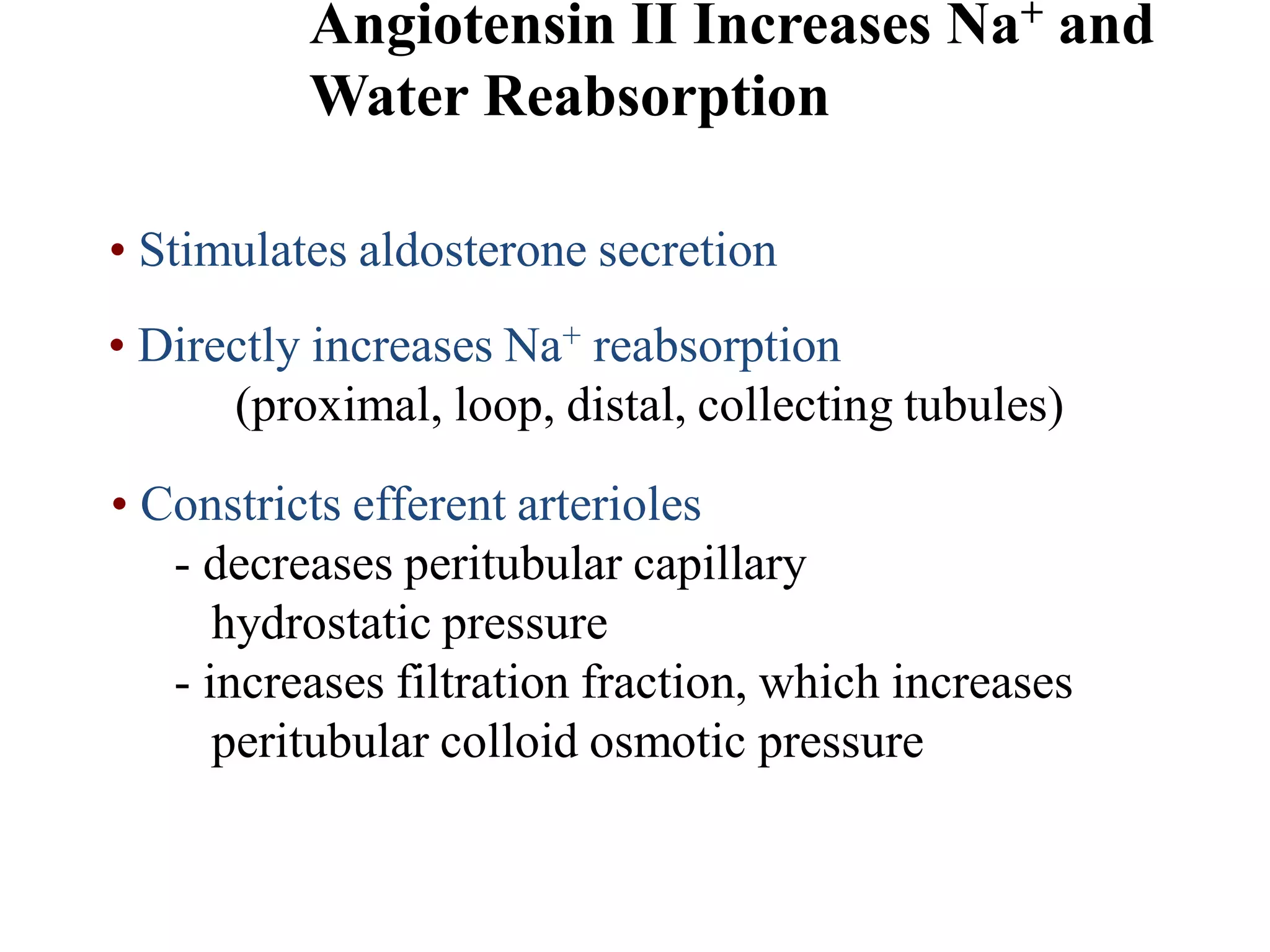 Renal tubular reabsorption, secretion, regulation & renal function ...