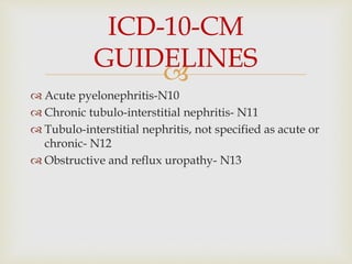 Renal tubulo interstitial diseases | PPTX
