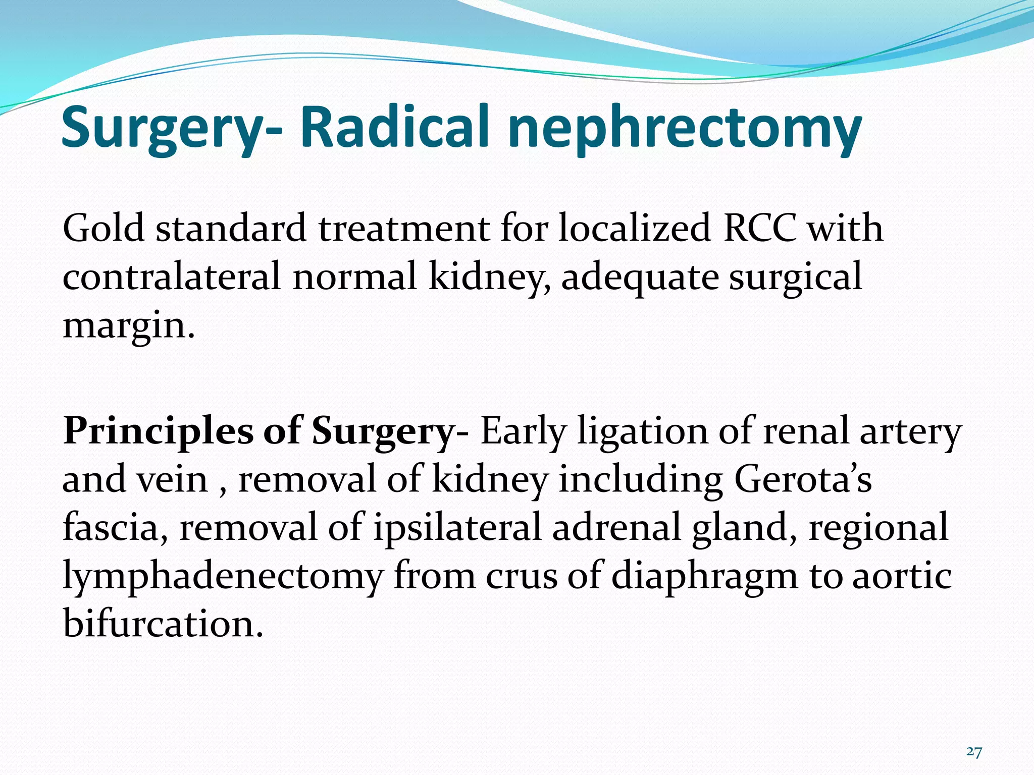 Renal Tumors, Renal Cell Carcinoma- Dr. Vandana | PPT
