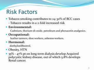 Renal Tumors, Renal Cell Carcinoma- Dr. Vandana | PPT