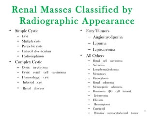Renal tumours adults | PPT