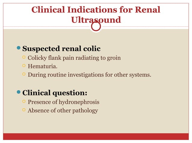 Renal us dr.doaa sharaf md | PPT
