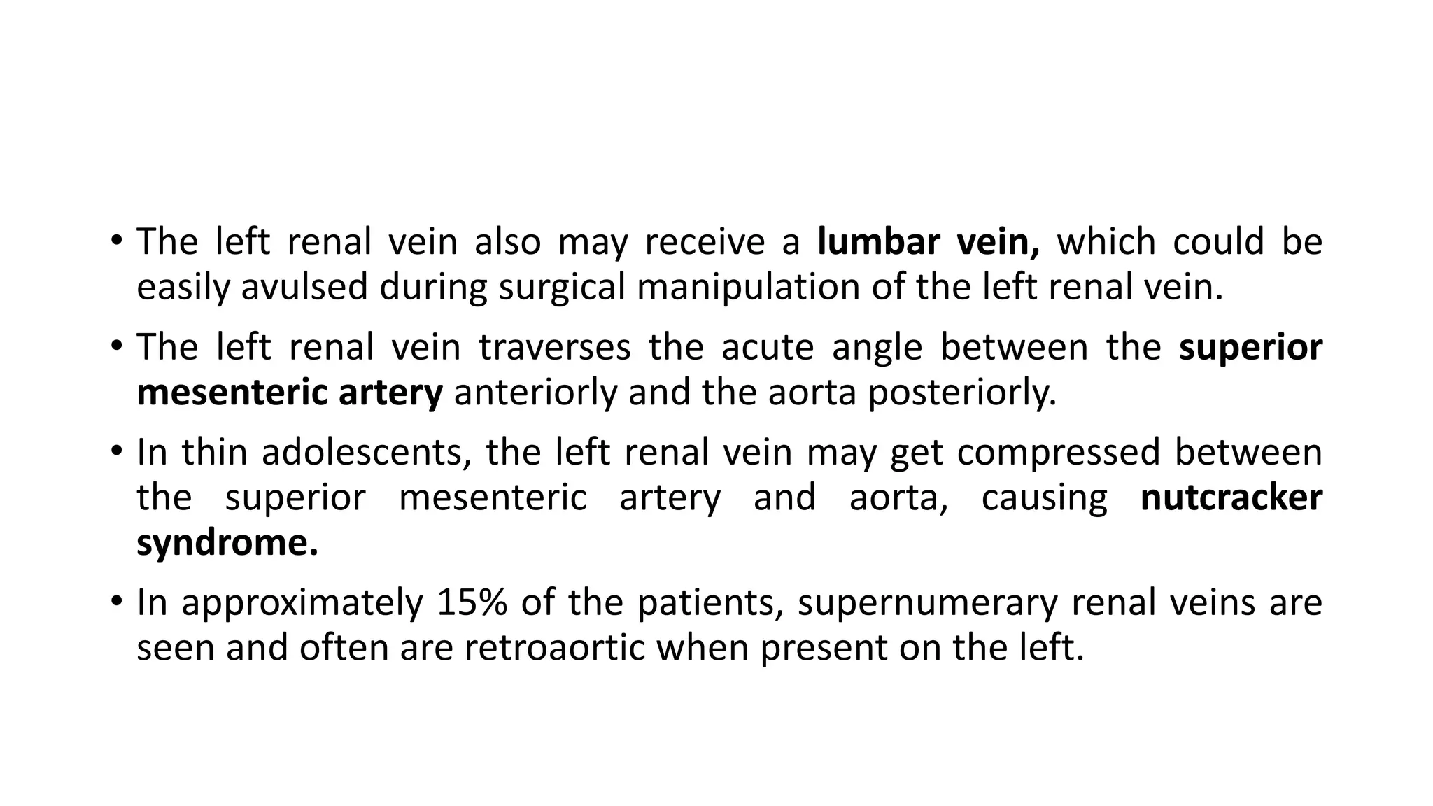 Renal vascular anatomy | PPTX