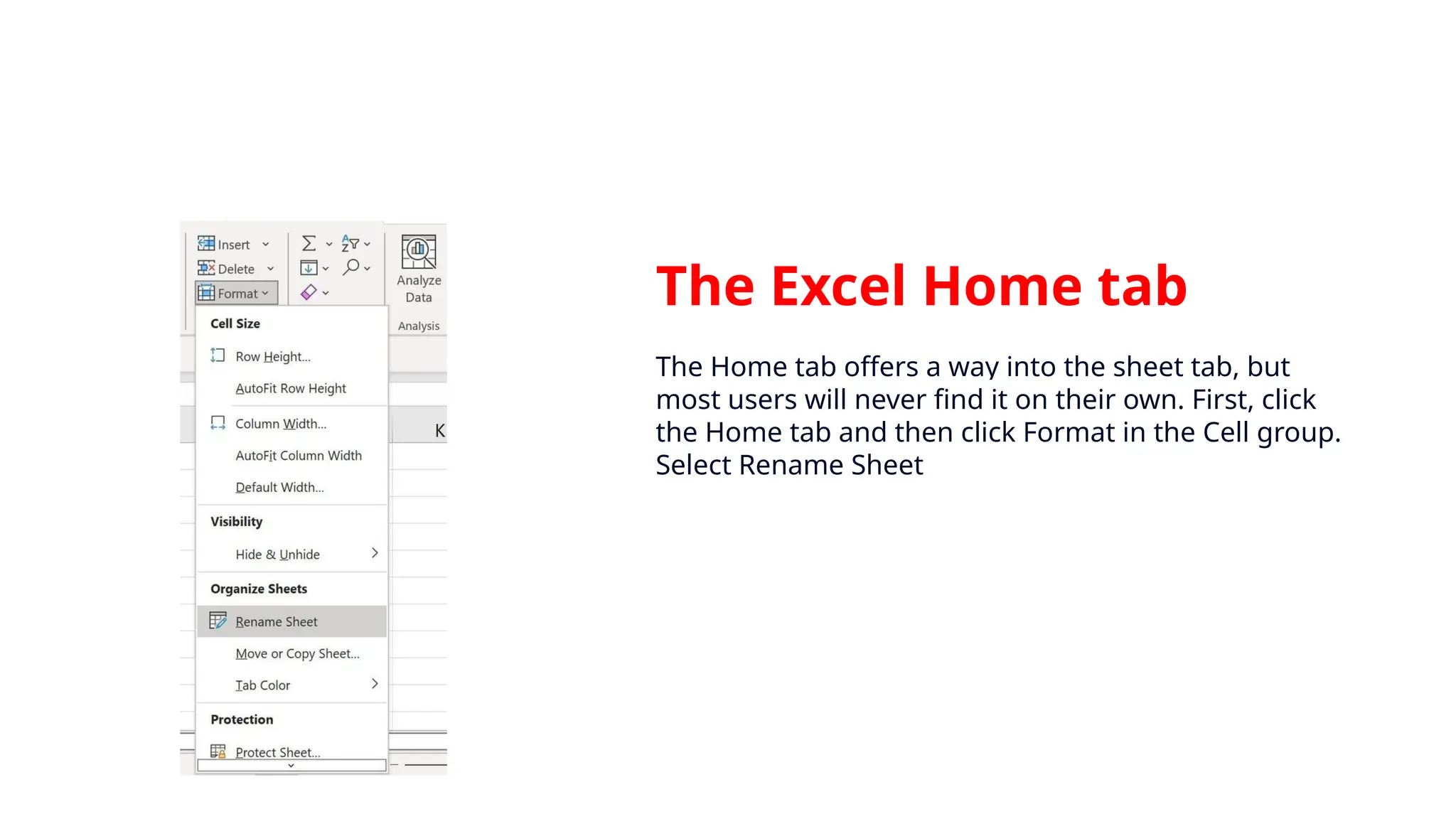Renaming Excel Sheet ,Various way to rename excel sheet r | PPT