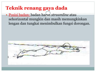 materi RENANG gaya Dada untu SD kelas 5 dan 6 | PPT