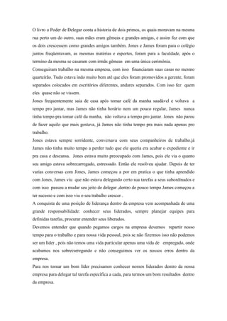 O Poder de Delegar - Renata Cristina de Oliveira de Souza | PDF