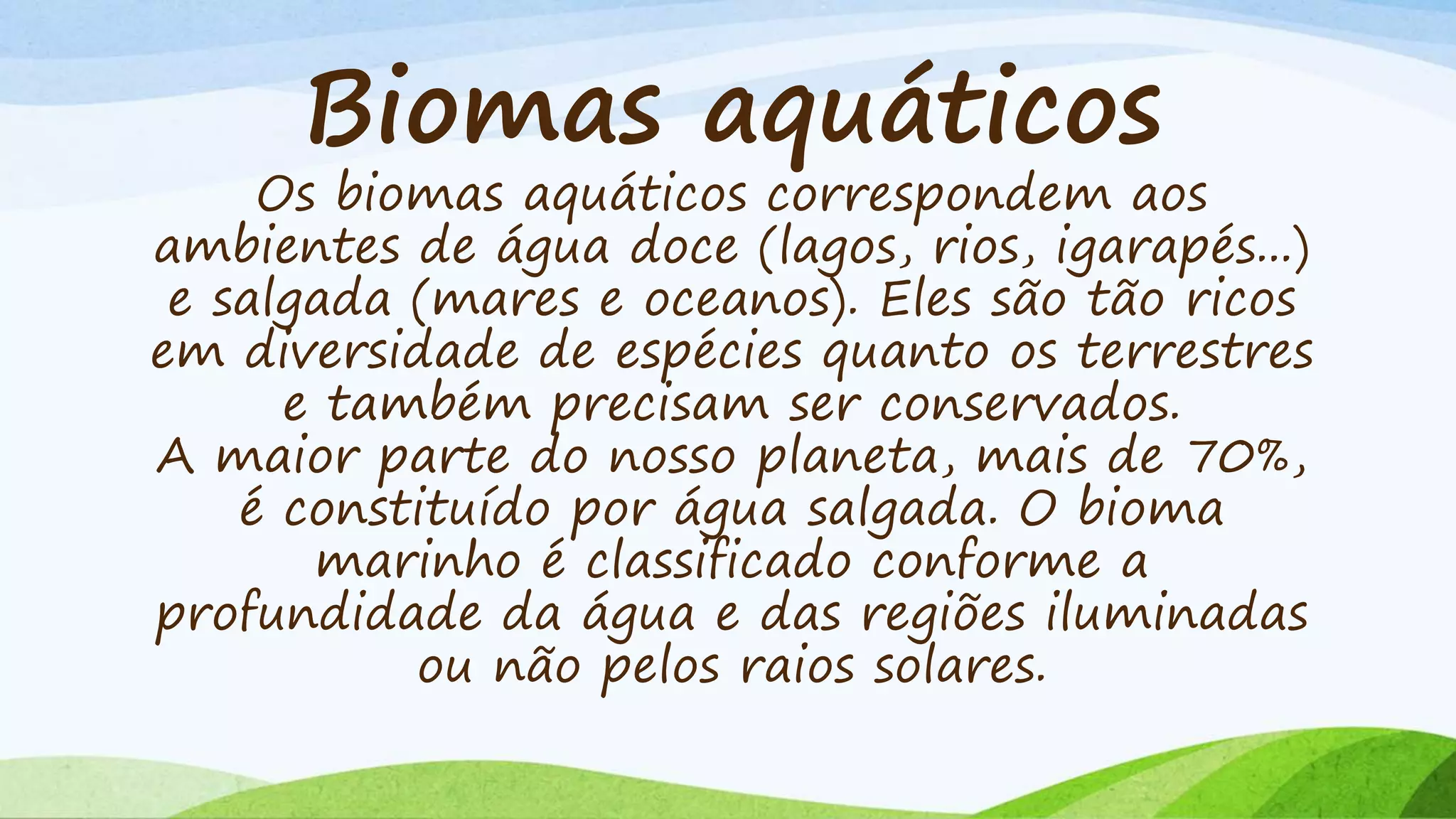 slides sobre biomas brasileiros | PPTX | Geography | Science