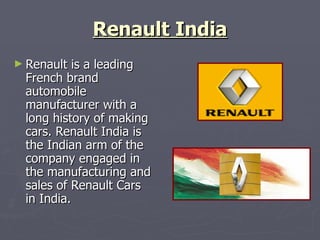 Renault Cars | PPT
