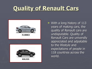 Renault Cars | PPT