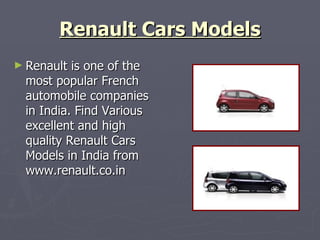 Renault Cars | PPT
