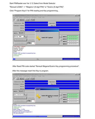 Renault pin-code-reading-and-key-programming | PDF