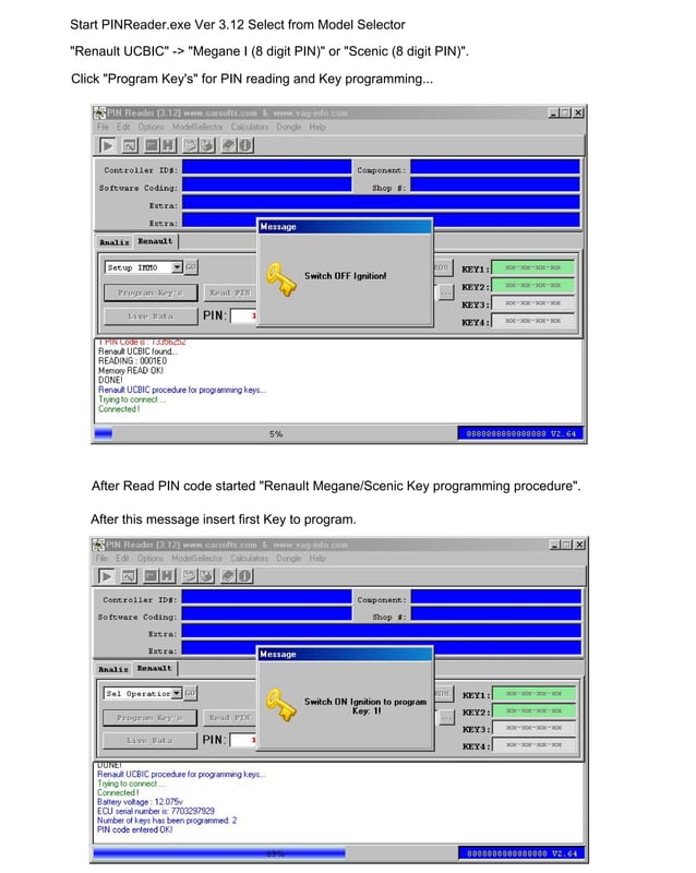 Renault pin-code-reading-and-key-programming | PDF