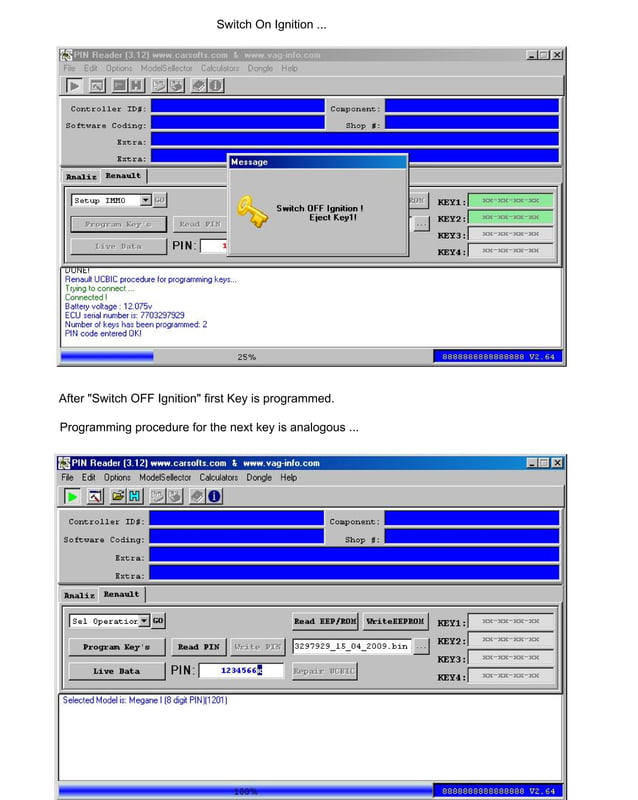 Renault pin-code-reading-and-key-programming | PDF