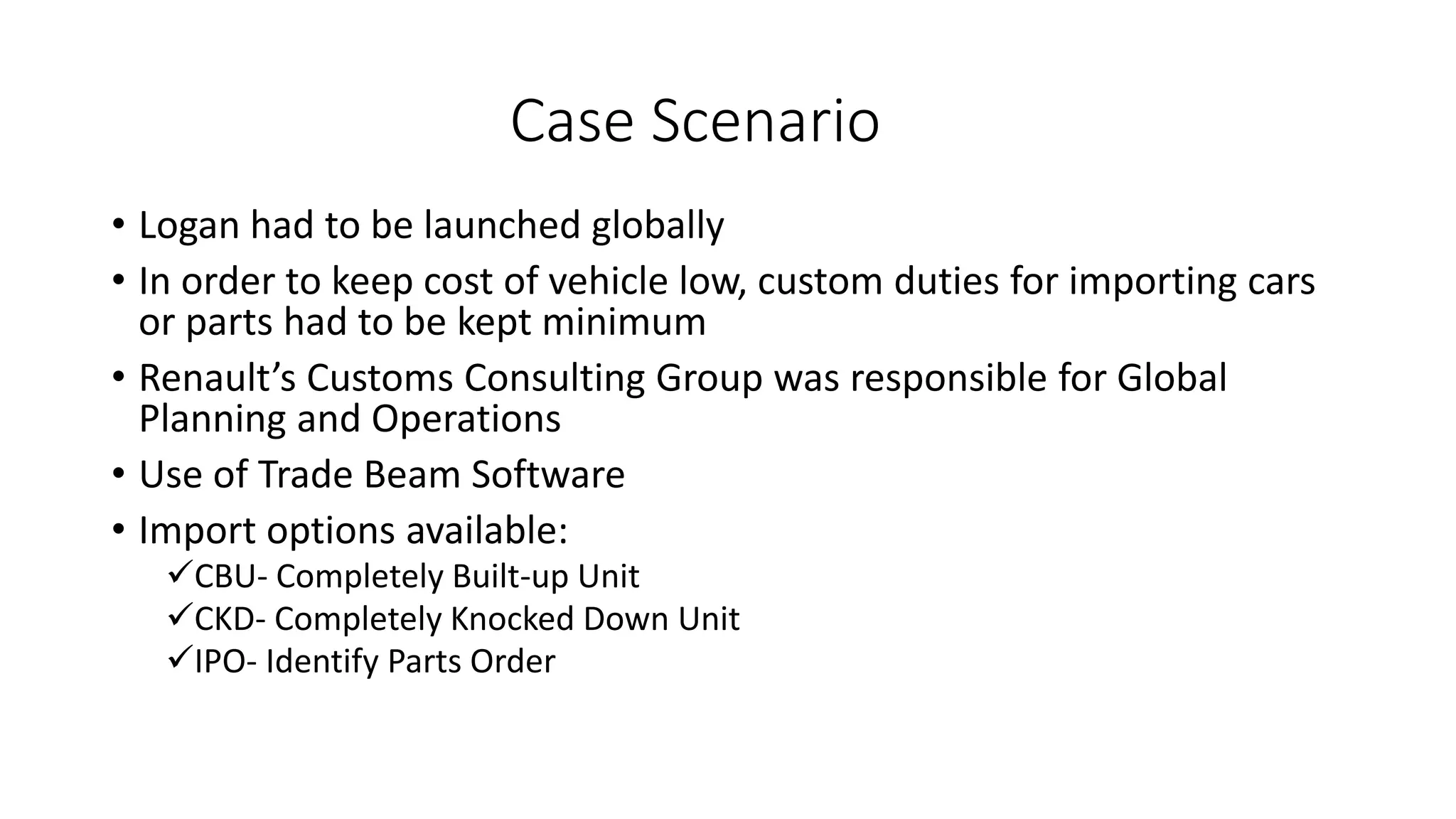 Renault logan case study | PPTX