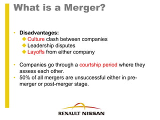 Renault Nissan Merger Case Study | PPTX