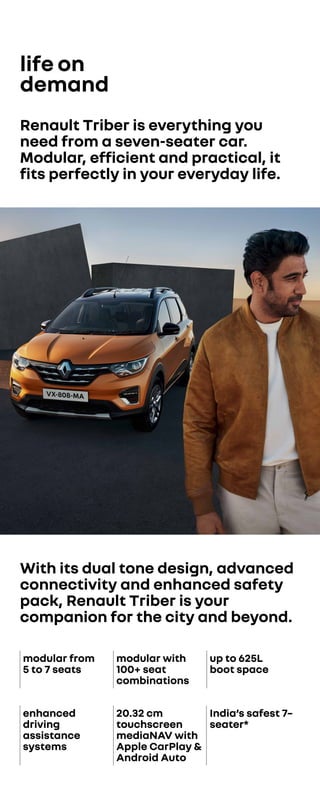 Renault Triber Safety Ratings – Why is Triber One of India’s Safest 7 ...
